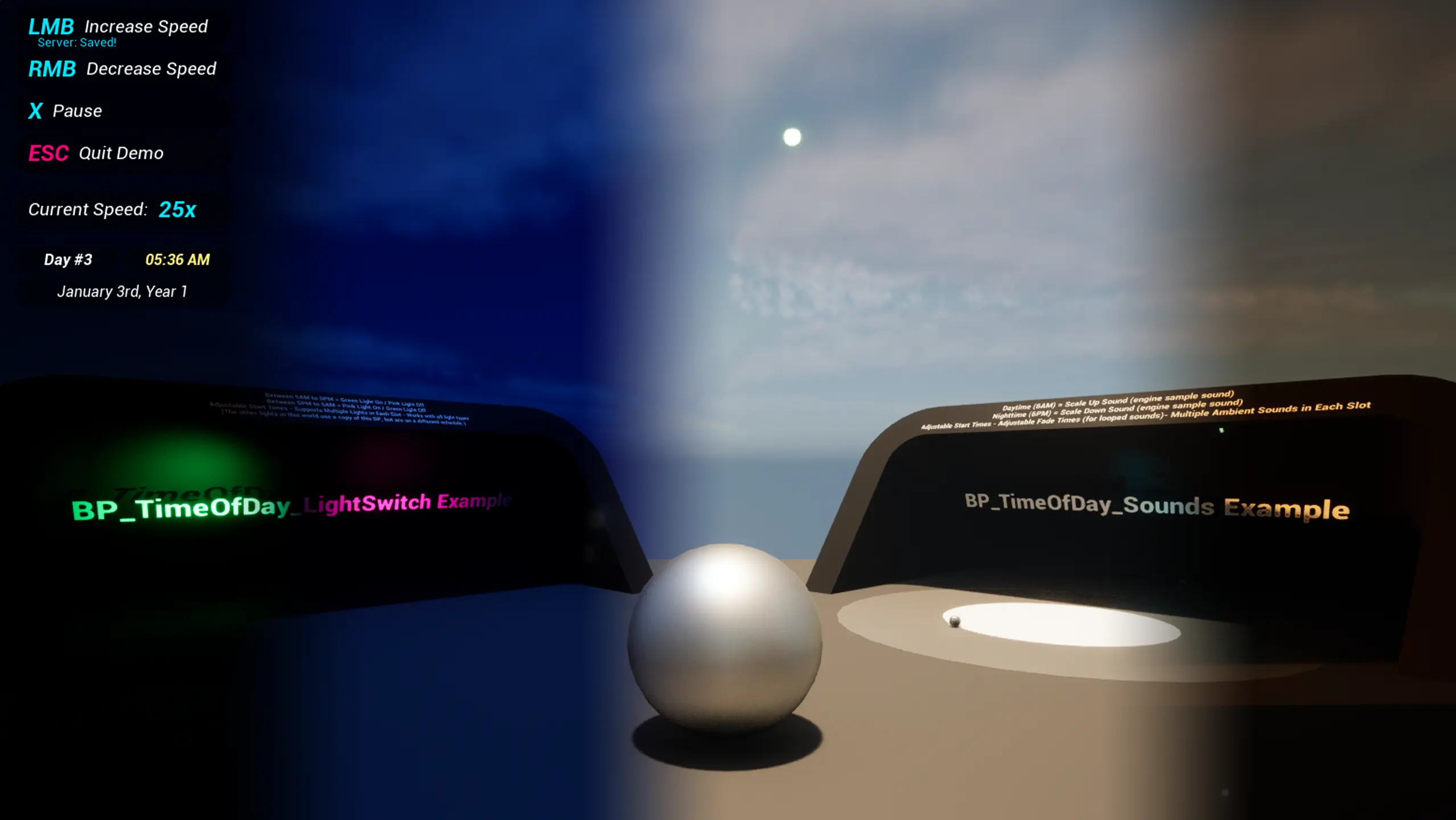 Save & Load System (UE5 Time of Day Blueprint System)